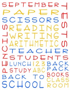Freebie | Back-to-School Subway Art – Scrap Booking