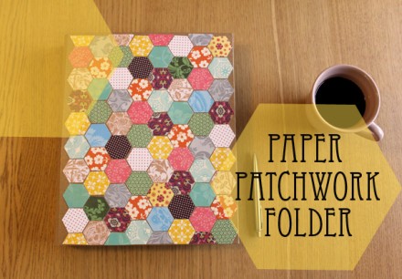 Tutorial Paper Patchwork Folder Scrap Booking