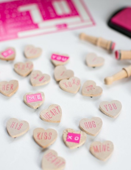 Tutorial Diy Conversation Hearts Scrap Booking