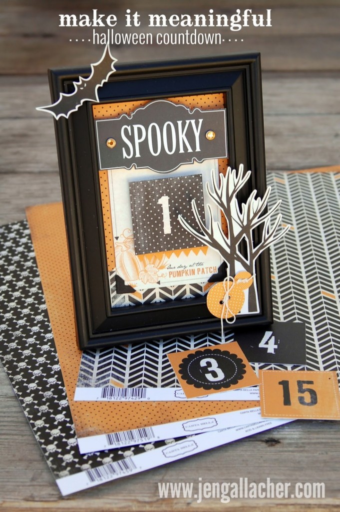Two Halloween Countdown Ideas – Scrap Booking