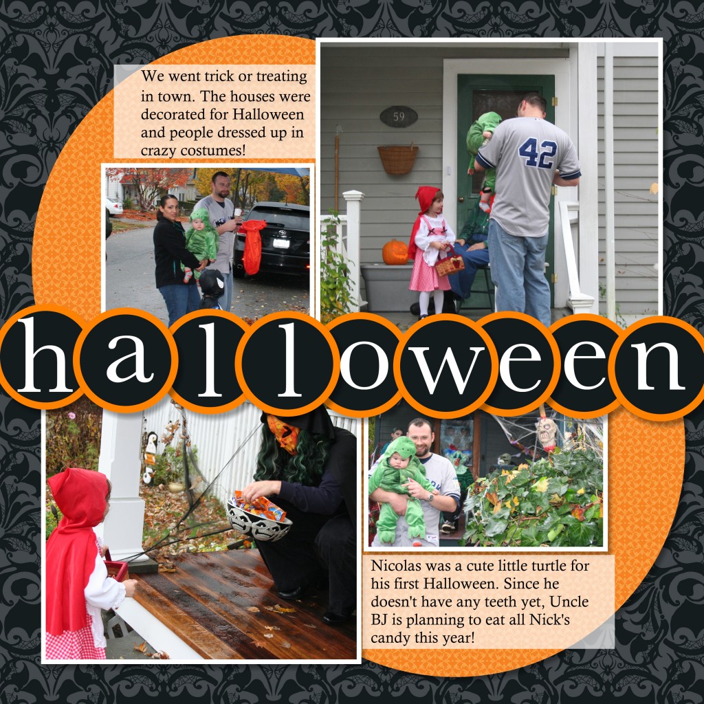 8 Page Layouts For Your Halloweek Scrapbook – Scrap Booking