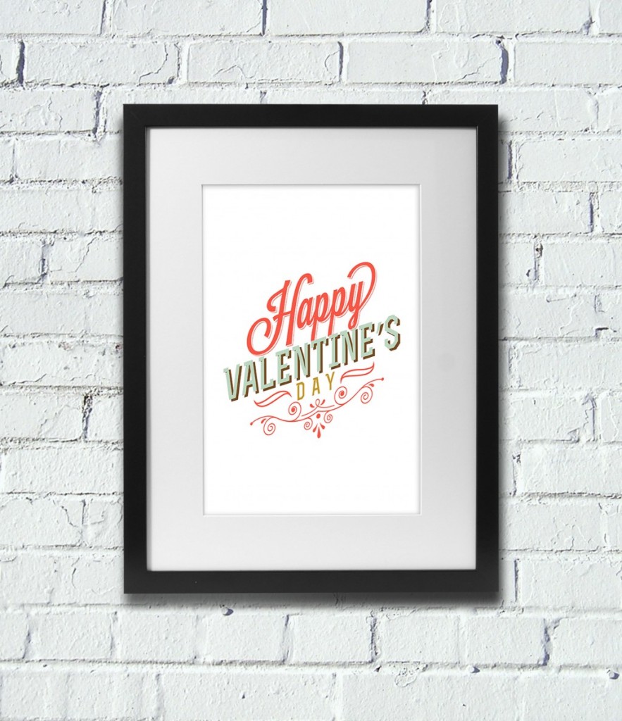 Freebie | 4 Printable Valentine’s Day Posters – Scrap Booking