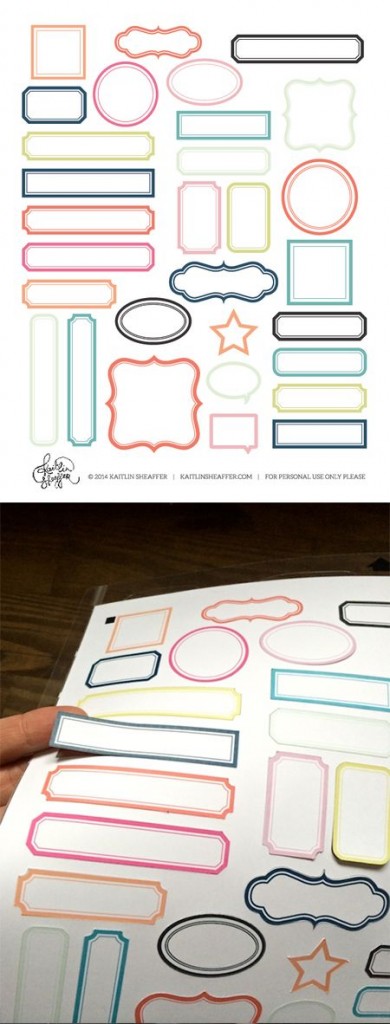 Free Print & Cut Label Files – Scrap Booking