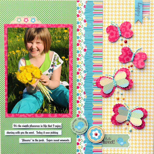 8 Beautiful Spring Layouts – Scrap Booking