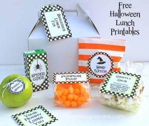 3 Free Halloween Lunch Box Printables – Scrap Booking