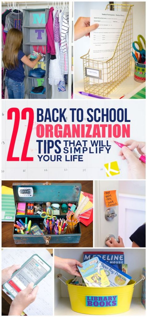 22 Back-to-School Organization Ideas To Simplify Your Life – Scrap Booking