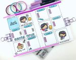 Comic Book Style Planner Pages – Scrap Booking
