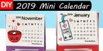 2019 Mini Calendar Printables – Scrap Booking