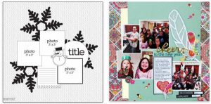 10 Holiday Themed Page Maps – Scrap Booking