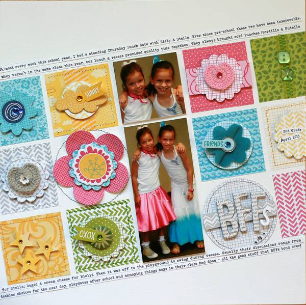 Grid Design Scrapbook Pages – Scrap Booking