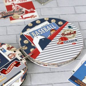 Baseball Shaped Mini Album – Scrap Booking