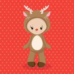 Free Digital Christmas Reindeer Download – Scrap Booking