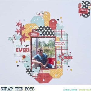 17 Masculine Layouts Using Tags – Scrap Booking