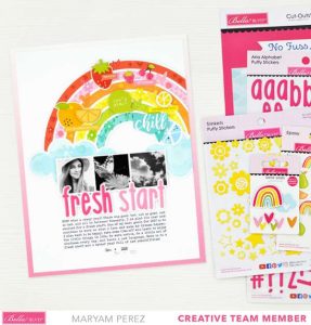 10 Rainbow Scrapbook Layouts and Mini Albums – Scrap Booking