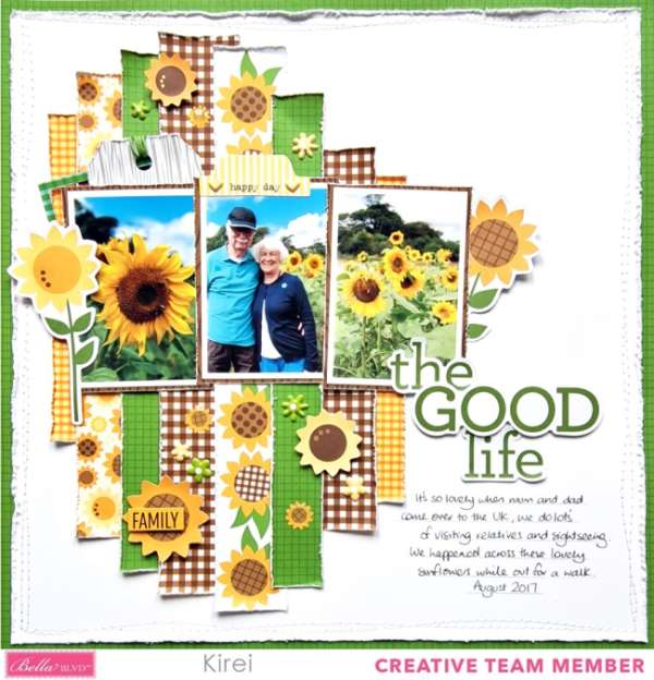 3D Flower Scrapbook Page – Scrap Booking