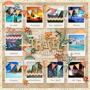 12 Travel Scrapbook Layout Ideas – Scrap Booking