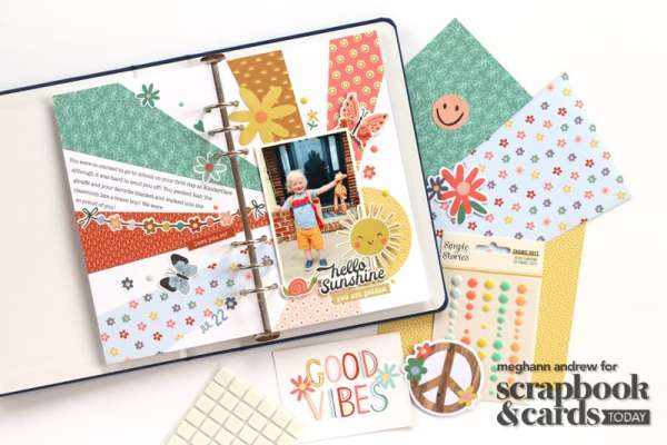 12 Sunburst Background Scrapbook Layout Ideas – Scrap Booking