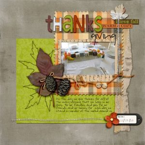 12 Thanksgiving and Gratitude Scrapbook Layout Ideas – Scrap Booking