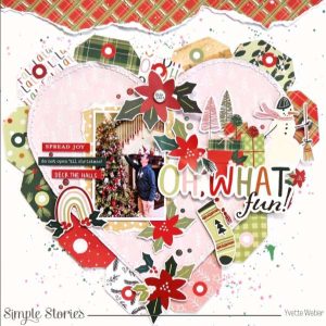 12 Christmas Scrapbook Layouts Focusing on Titles and Sentiments ...