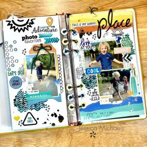 12 Scrapbook Layouts with DIY Detailed Backgrounds – Scrap Booking