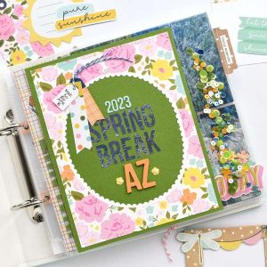 How To Make A Interactive Spring Break Mini Album – Scrap Booking