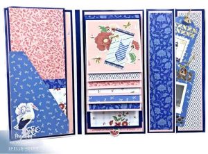 Tri-Fold Slimline Beach Mini Album – Scrap Booking