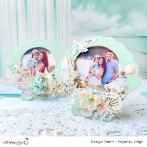 Seashell Shaped Photo Frame Project – Scrap Booking