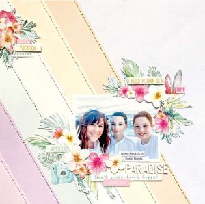 12 Striped Scrapbook Layout Ideas – Scrap Booking