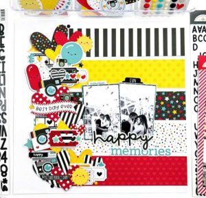 12 Striped Scrapbook Layout Ideas – Scrap Booking