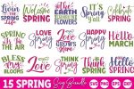 15 FREE Spring Titles – Pintables and SVG Cut Files – Scrap Booking