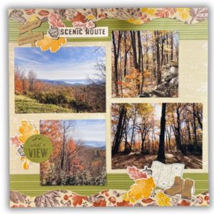 12 Fall Scrapbook Layout Ideas using Pattern Papers – Scrap Booking