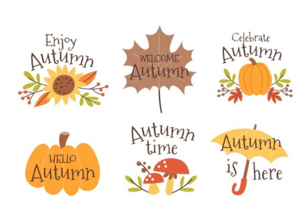 6 FREE Autumn Printable Scrapbook Images and Words – Scrap Booking