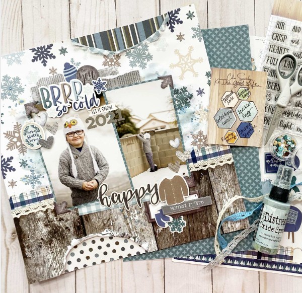 12 Sweater Weather Scrapbook Layout Ideas with FREE Printables – Scrap ...