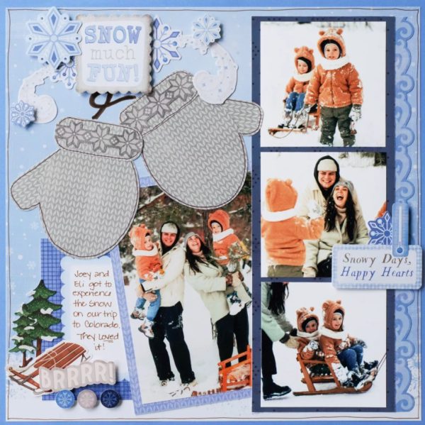 12 Sweater Weather Scrapbook Layout Ideas with FREE Printables – Scrap ...