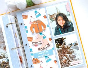 12 Sweater Weather Scrapbook Layout Ideas with FREE Printables – Scrap ...