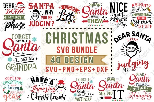 40 FREE Christmas Printable and Cutable Sayings and Phrases – Craft Gossip