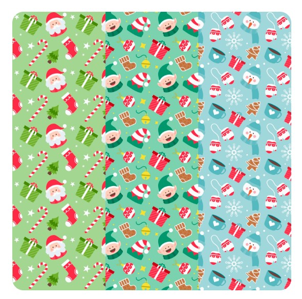 3 FREE Adorable Christmas Pattern Papers to Download – Scrap Booking
