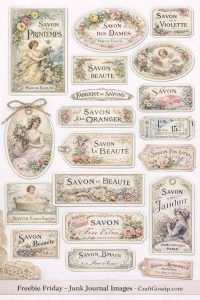 Freebie Friday – Free Printable Vintage Soap Advert Junk Journal Images ...
